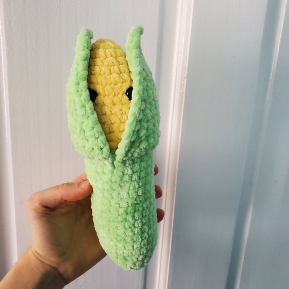 Hand Crafted | Toys | Crochet Corn Plushie Amigurumi | Poshmark